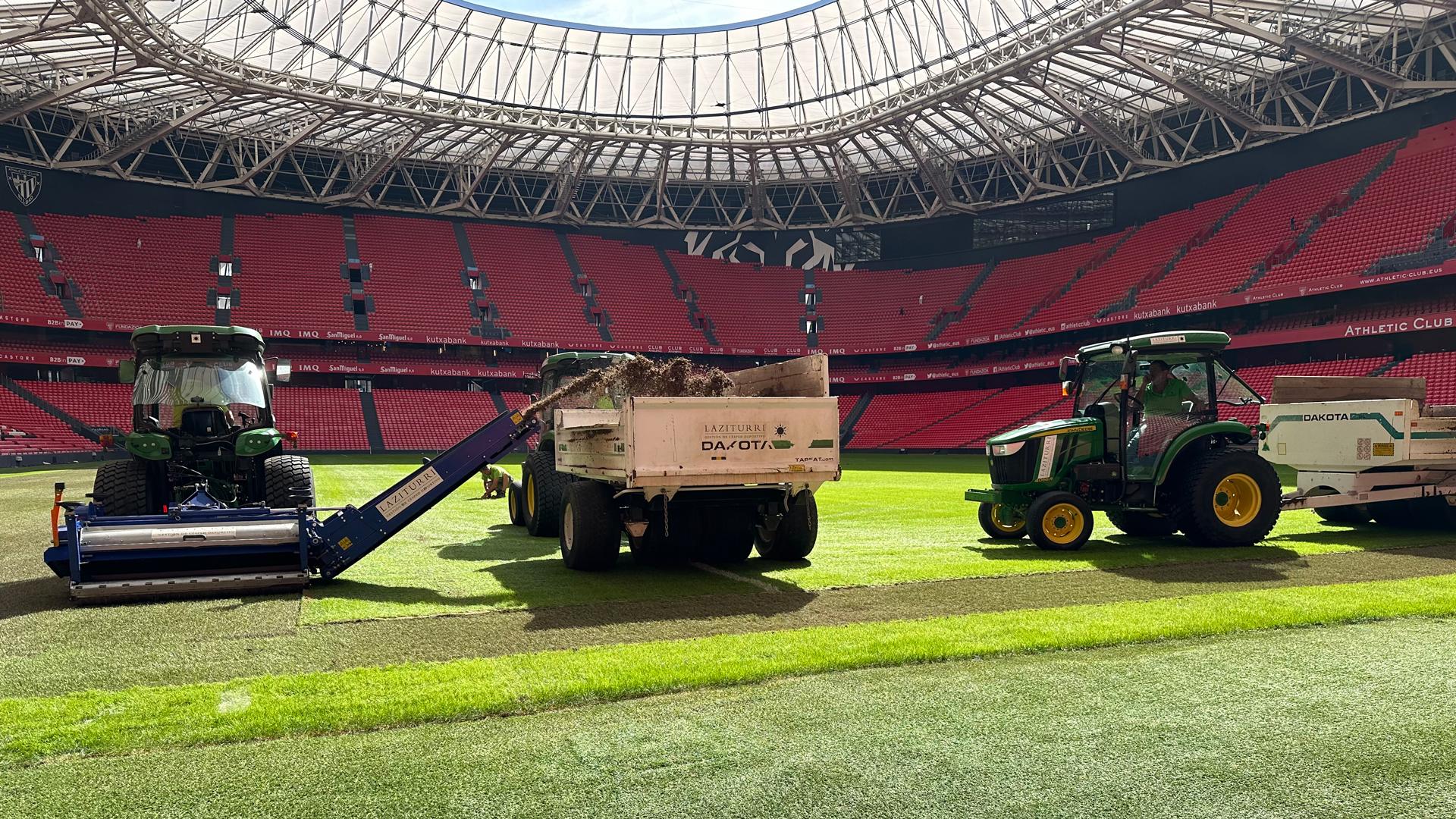 San Mamés turf to be replaced | Athletic Club's Official Website