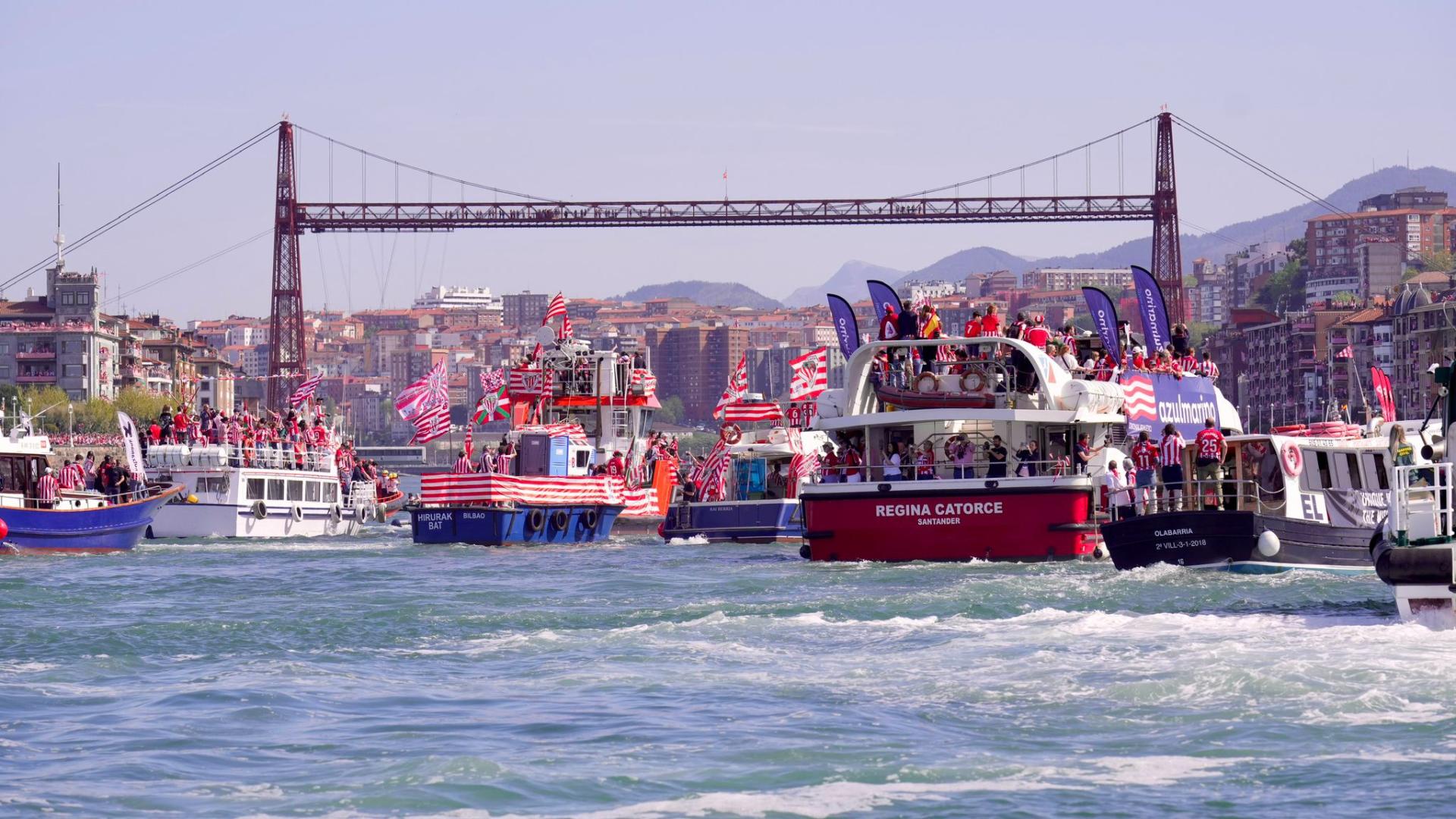 Un millón de athleticzales impulsa La Gabarra por La Ría | Athletic ...
