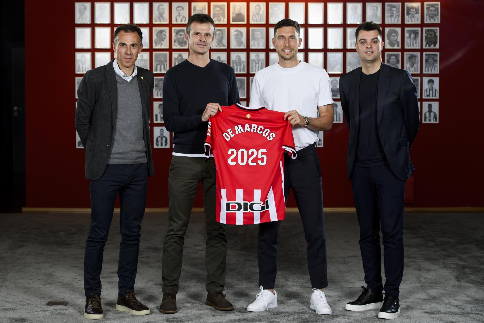 De Marcos to be Athletic captain next season | Athletic Club's Official ...