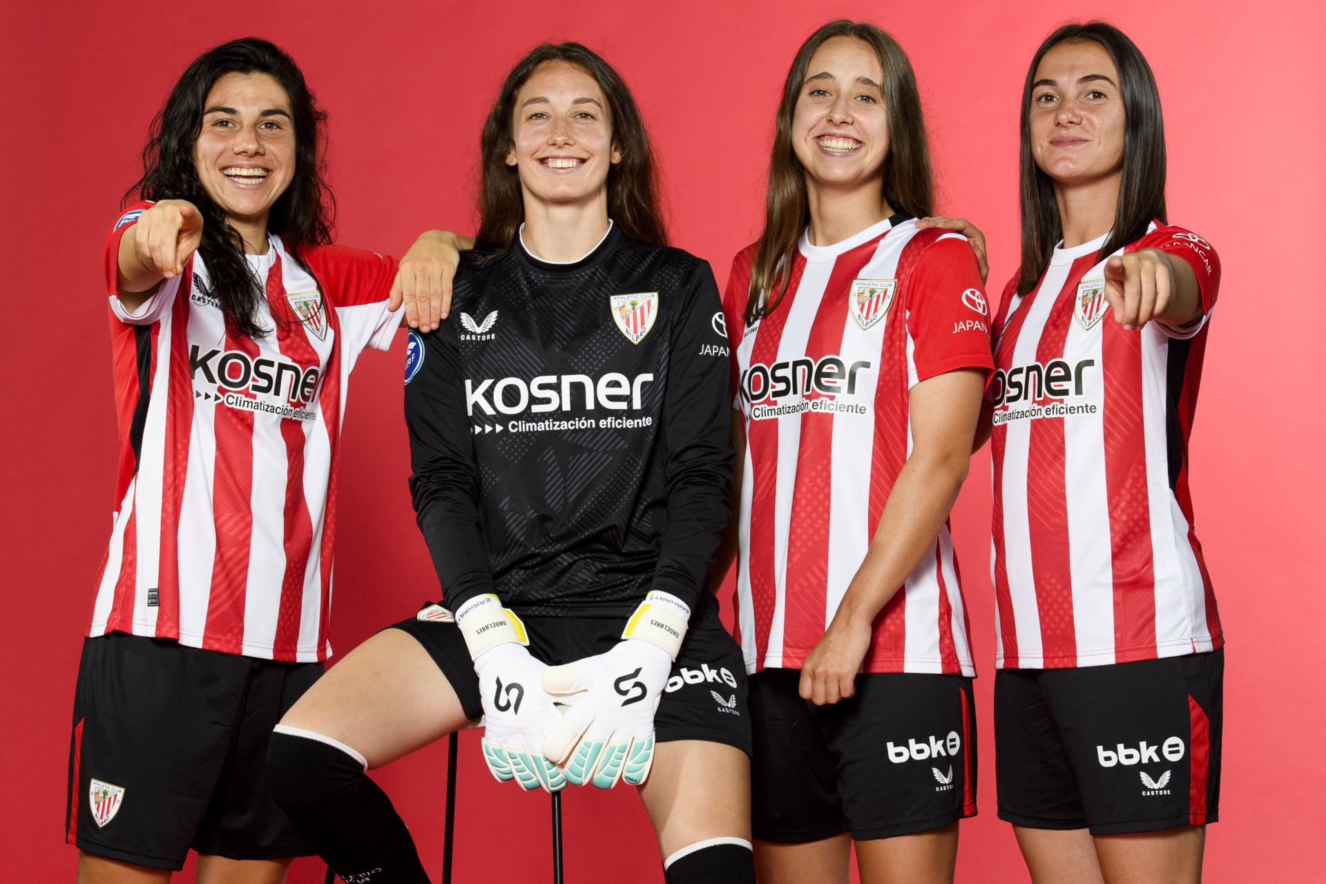 Kosner, patrocinador principal del primer equipo femenino | Athletic ...